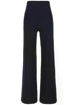 Norma Kamali High-waisted Palazzo Pants - Blue