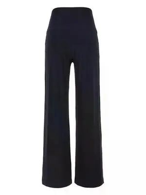 Norma Kamali High-waisted Palazzo Pants - Blue