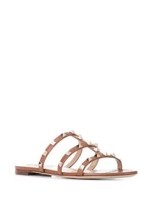 Valentino Garavani Rockstud Flat Slide Sandals
