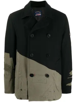 GREG LAUREN Contrast Panel Peacoat