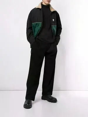 PORTS V Contrast Panel Drawstring Jacket