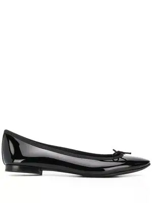 Repetto Bow Detail Ballerina Shoes - Black