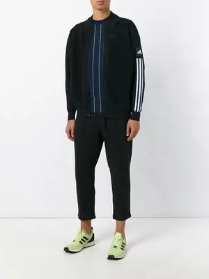Adidas Stripe Sleeve Bomber Jacket