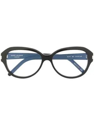 Saint Laurent Soft-square Frame Glasses - Black