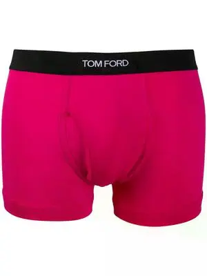 TOM FORD Logo Waistband Boxer Briefs - Pink