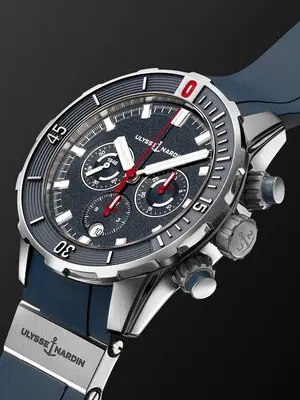 ULYSSE NARDIN Diver Automatic Chronograph 44mm Titanium Watch