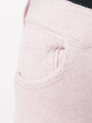 BARRIE High-rise Straight-leg Trousers - Pink