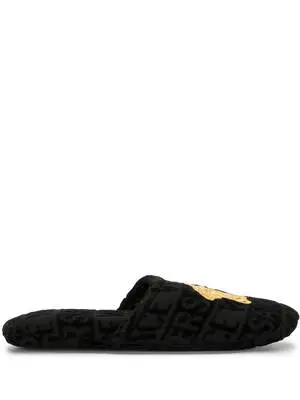 Versace Medusa Terricloth Slippers