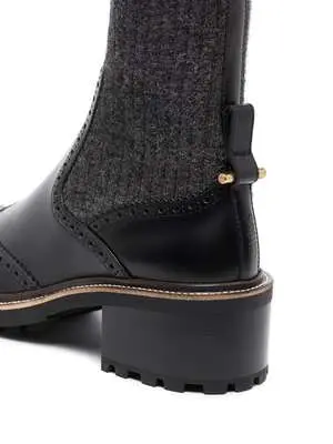 Chloé Franne Sock-detail Ankle Boot