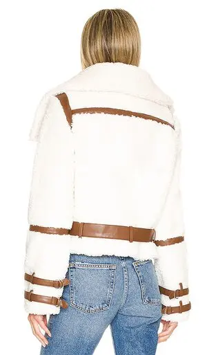 Tularosa Bailey Moto Jacket - Vanilla Bean