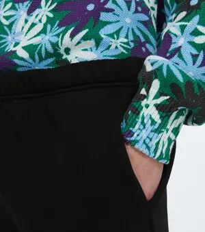 LES TIEN Classic Cotton Sweatpants - Black