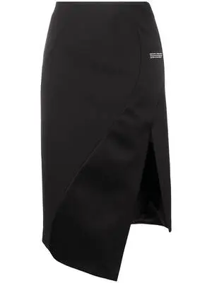 Off-White Asymmetric Hem Logo-print Skirt