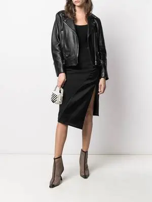 Off-White Asymmetric Hem Logo-print Skirt