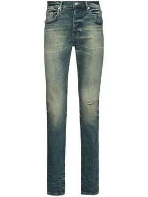 PURPLE BRAND Low-rise Straight-leg Jeans