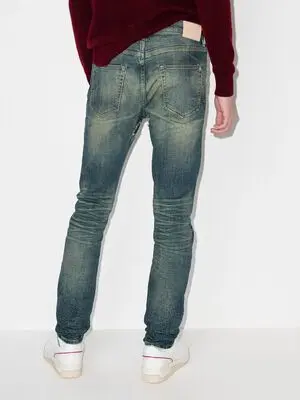 PURPLE BRAND Low-rise Straight-leg Jeans