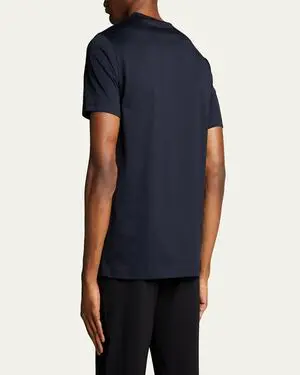 Theory Precise Luxe Cotton Short-sleeve Tee - Eclipse