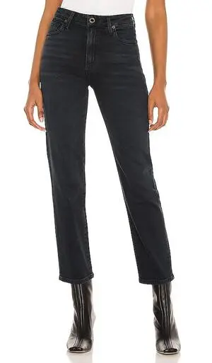 LE JEAN High Rise Sabine Straight In Black