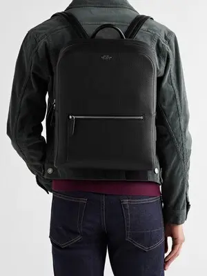 Smythson Ludlow Full-grain Leather Backpack
