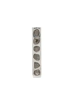 PARTS OF FOUR Diamond-encrusted Stud Earring - Silver
