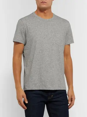 TOM FORD Mélange Cotton-jersey T-shirt