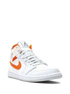 JORDAN 1 Mid Sneakers - White