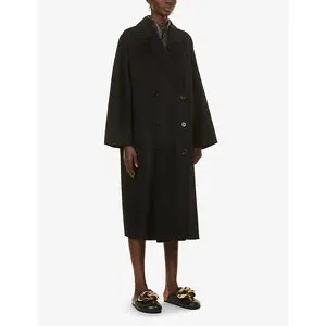 STAND STUDIO Mikaela Double-breasted Wool-blend Coat