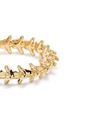SHAUN LEANE Serpent Trace Band Ring - Gold