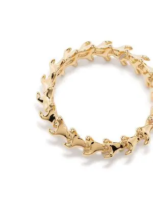 SHAUN LEANE Serpent Trace Band Ring - Gold