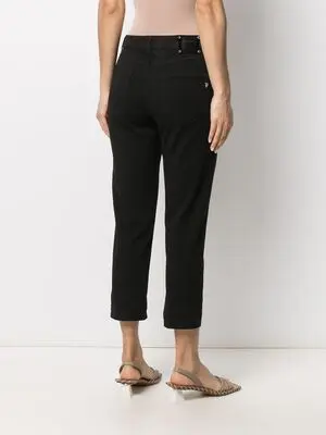 DONDUP Straight-leg Cropped Jeans - Black