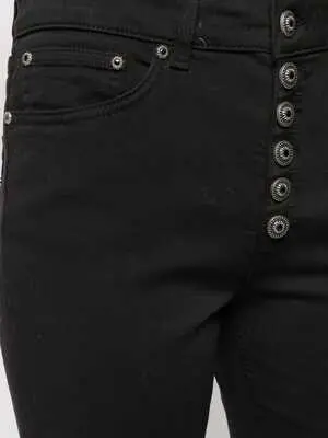 DONDUP Straight-leg Cropped Jeans - Black