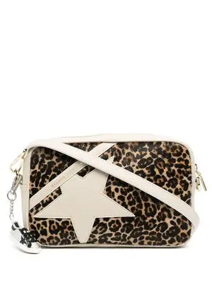 GOLDEN GOOSE Star Leopard-print Crossbody Bag
