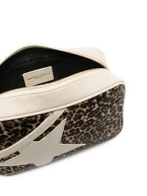 GOLDEN GOOSE Star Leopard-print Crossbody Bag