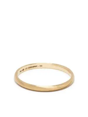 Le Gramme 18kt Yellow 1g Brushed Half Bangle Ring