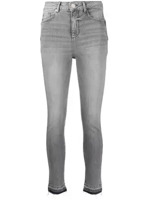 Liu Jo Mid-rise Skinny Jeans - Grey