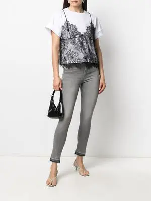 Liu Jo Mid-rise Skinny Jeans - Grey