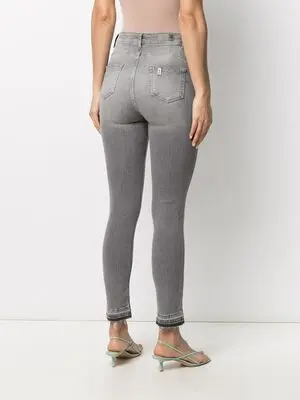 Liu Jo Mid-rise Skinny Jeans - Grey
