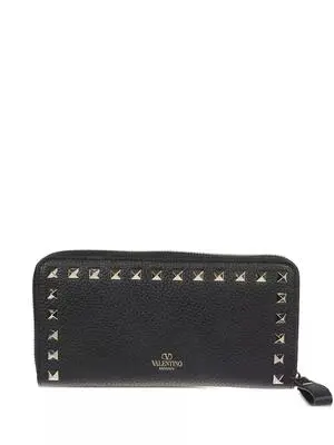 Valentino Garavani Rockstud Zipped Wallet - Black