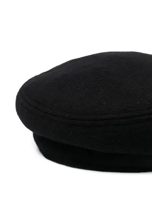 MAISON MICHEL Abby Sailor Cap - Black