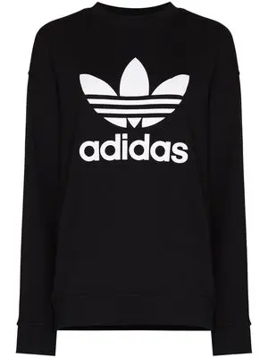 Adidas Trimmed Sweatshirts Hoodies For Women