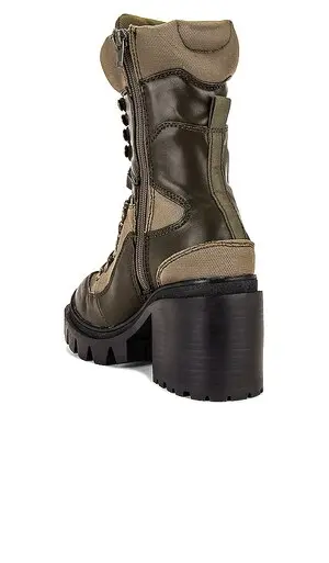 Jeffrey Campbell Maniac Lace Up Boot In Army