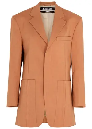 Jacquemus La Veste D'Homme Terracotta Blazer Terracotta