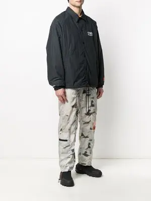 Heron Preston Logo Print Coach Jacket