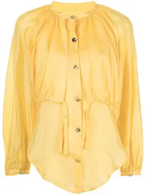 EUDON CHOI Tie-fastening Long-sleeve Blouse