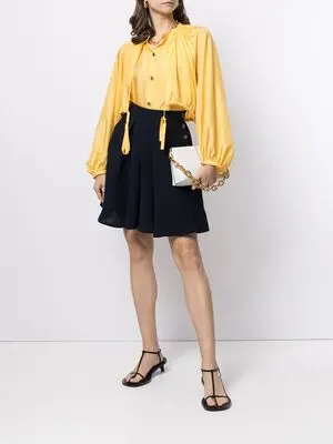EUDON CHOI Tie-fastening Long-sleeve Blouse