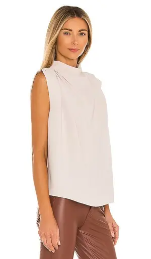 Amanda Uprichard Sleeveless Fabienne Top - Bone