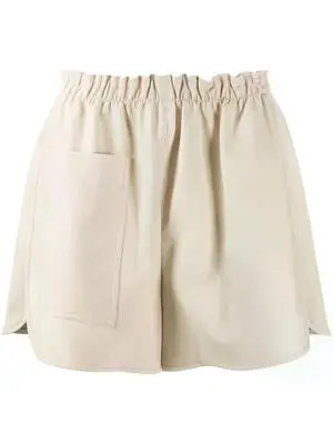 Stella McCartney High-waisted Shorts - Neutrals