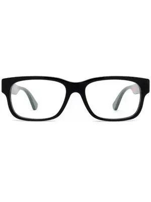 Gucci Rectangular-frame Glasses - Black