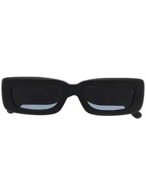 Linda Farrow X The Attico Rectangular Sunglasses - Black