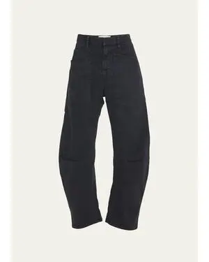 NILI LOTAN Nili Lotan Shon Cropped Pants Carbon