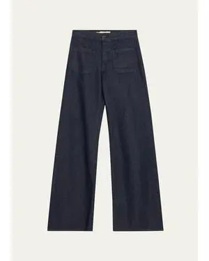 NILI LOTAN Nili Lotan Florence Denim Flare Jeans Indigo Rin